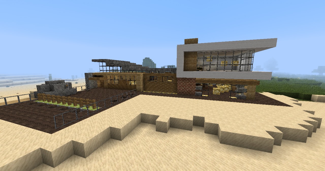 MODERN HOUSE (was in Sims now in Minecraft) Minecraft Map