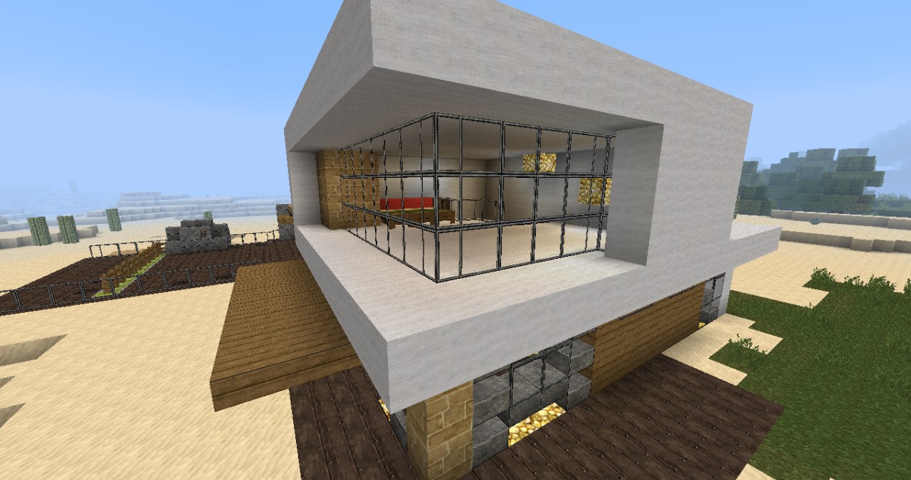 MODERN HOUSE (was in Sims now in Minecraft) Minecraft Map