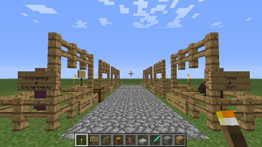 Villager Market [1.2.3] Trade with villagers Minecraft Map