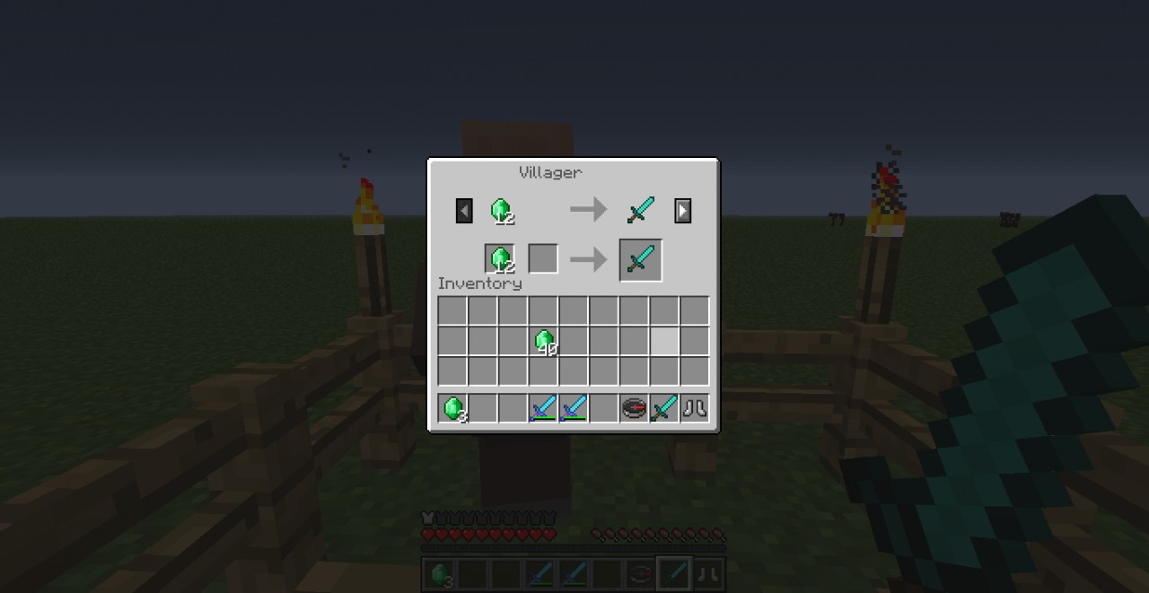 Villager Market [1.2.3] Trade with villagers Minecraft Map