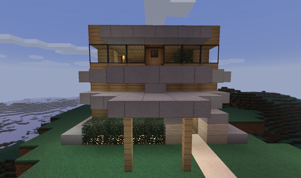 7x7 Sky House by iExplodez with farm Minecraft Map