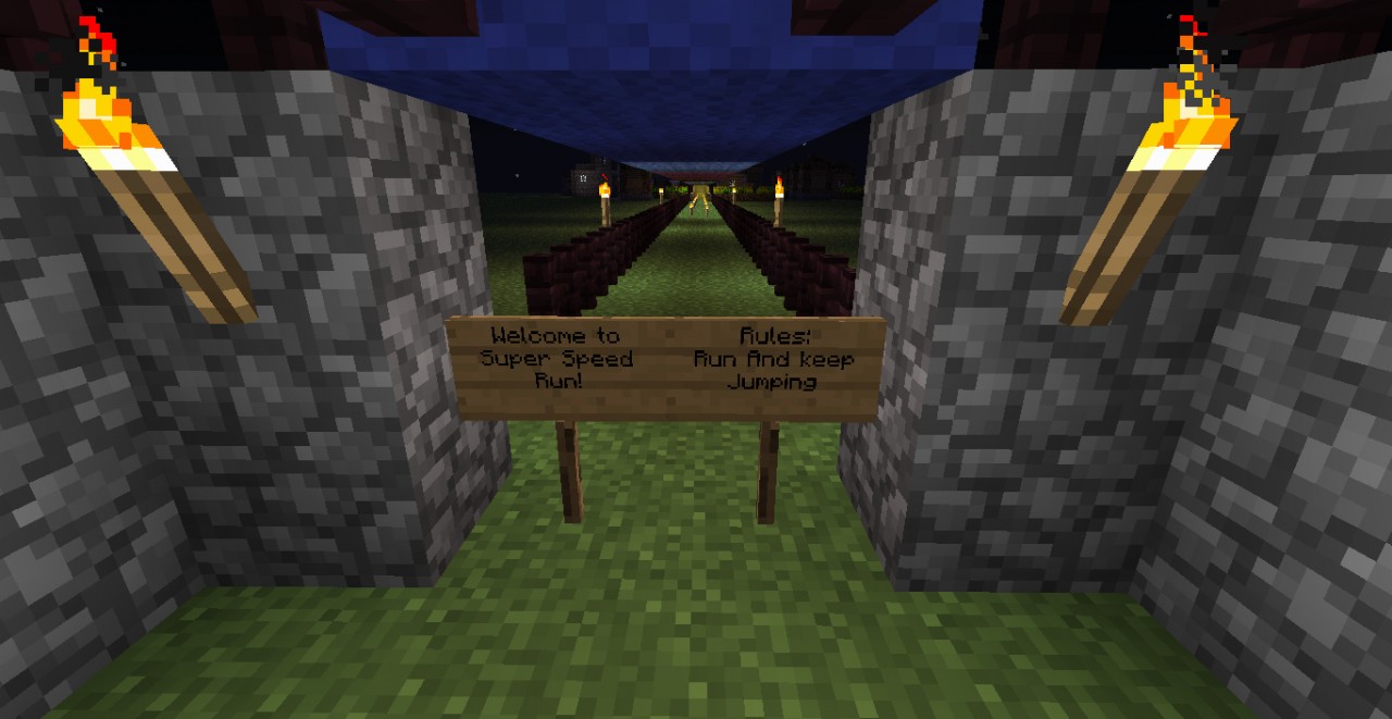 Super Sprint!! No Mods Minecraft Map