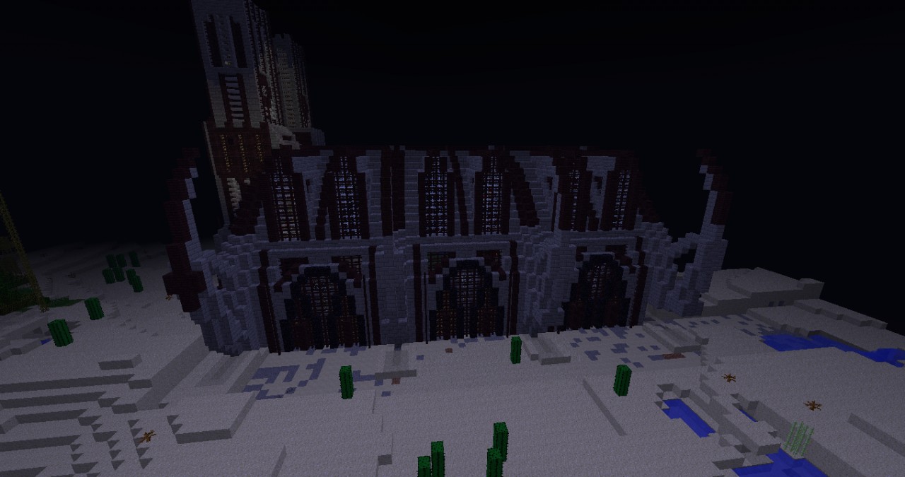 Cathedral of the hell Portal Minecraft Map