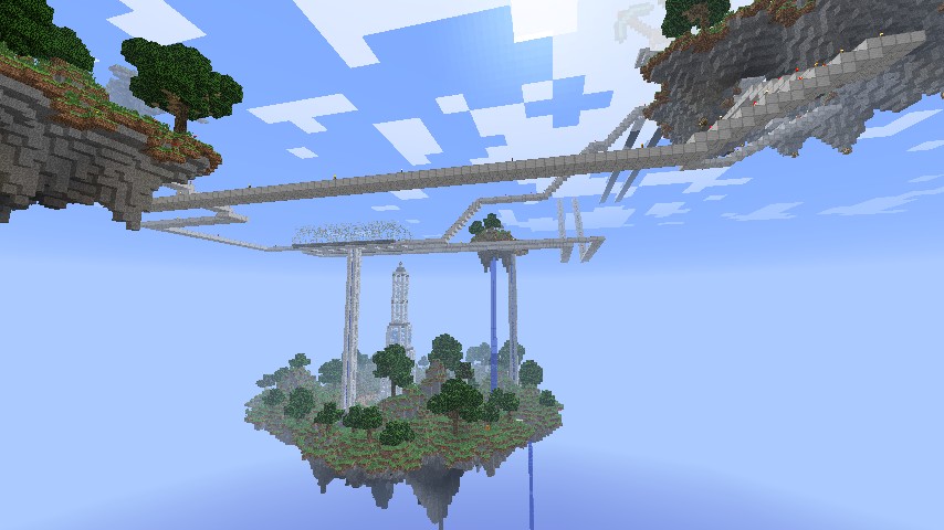 Ground X - Steve's Floating Wonder Minecraft Map
