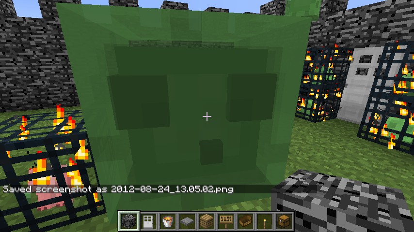 Fire and slimes Challenge Minecraft Map