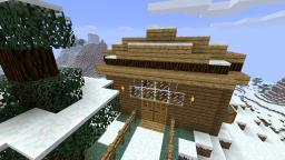 Snow Lodge w/ Ski Lift Minecraft Map