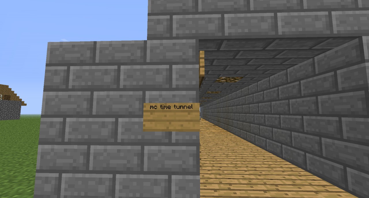 Minecraft's Time Tunnel UPDATED!!! Minecraft Map