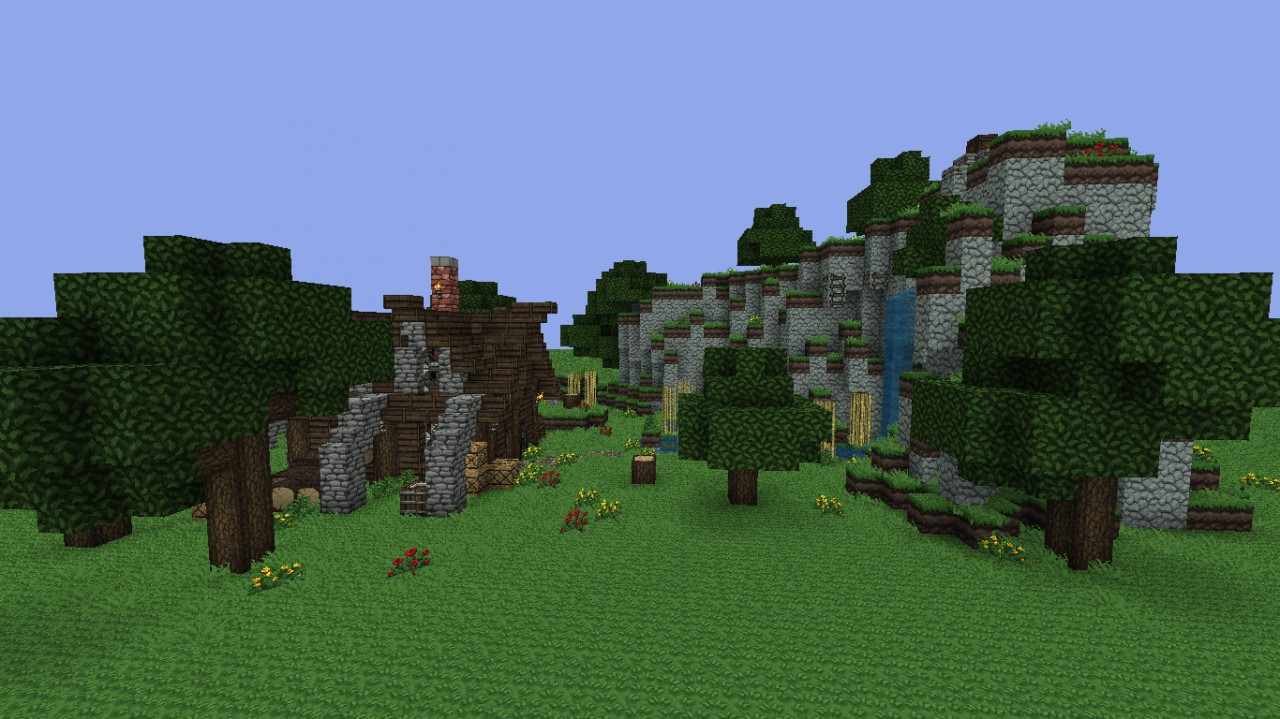 Small jump map for my multiplayer world Minecraft Map