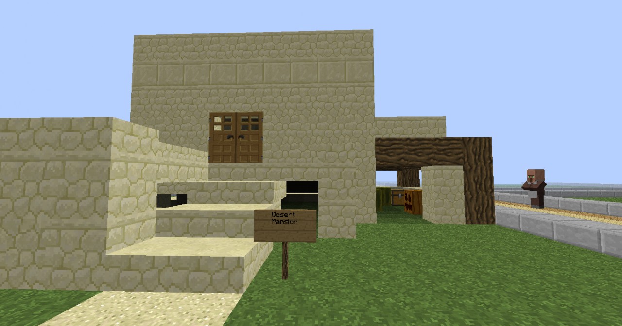 Large Desert House Minecraft Map