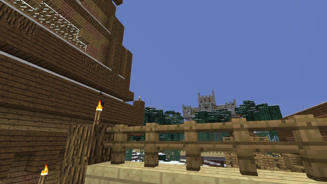 Isengard + City Minecraft Map