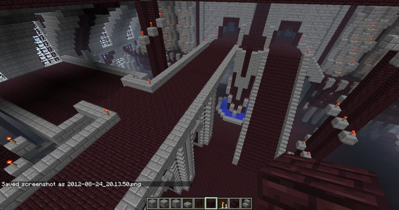 Cathedral of the hell Portal Minecraft Map