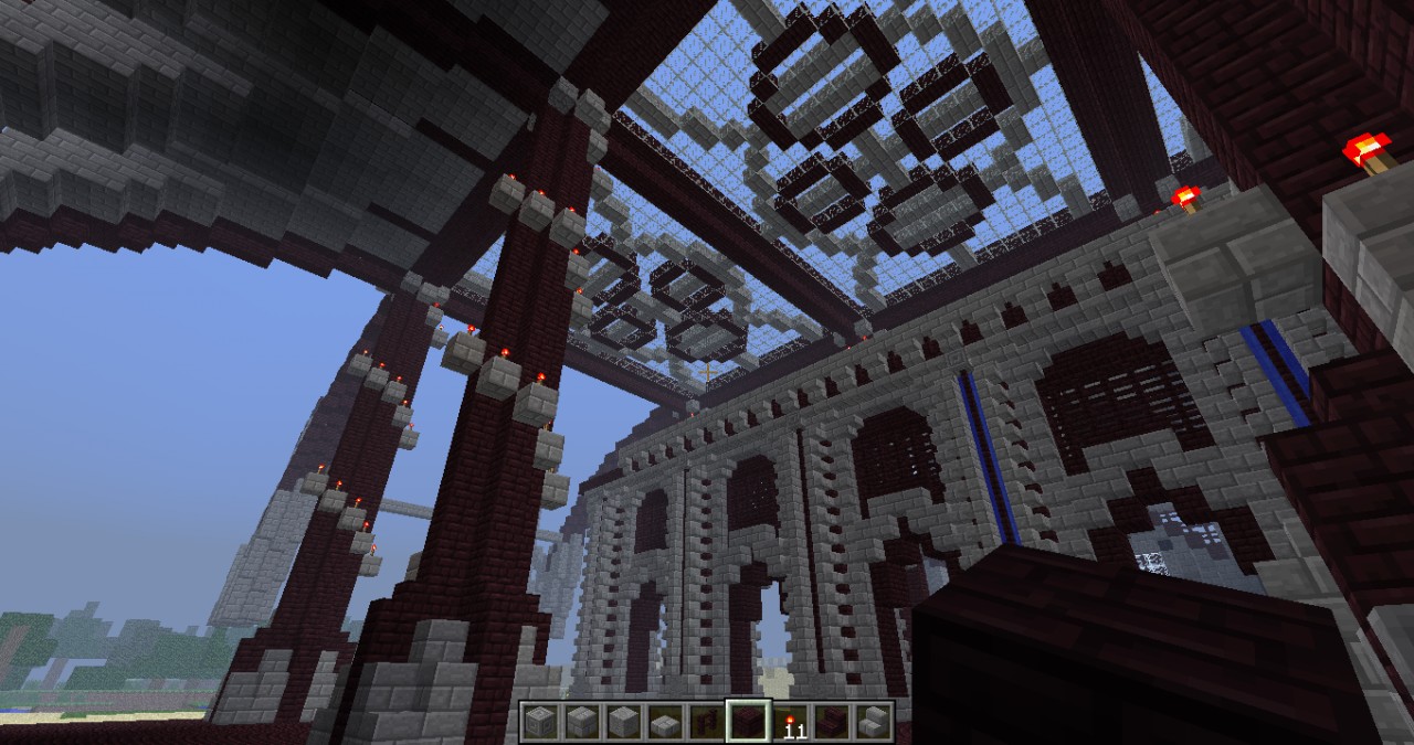 Cathedral of the hell Portal Minecraft Map