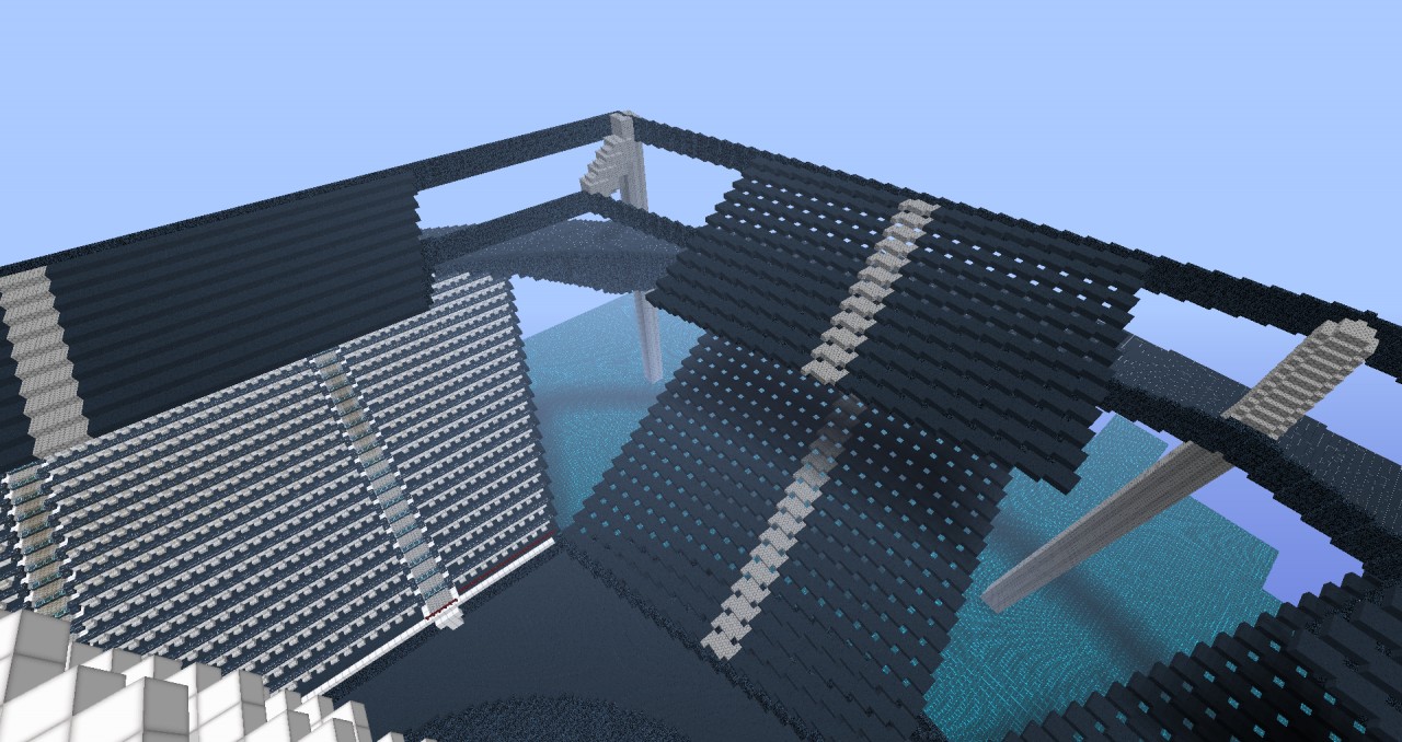 Tron Disc Wars Arena. Minecraft Map