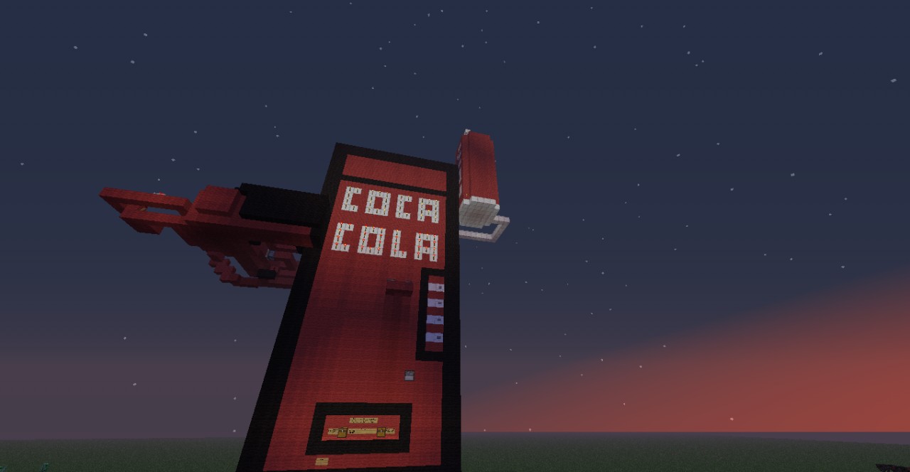 Cocacola machine Minecraft Map