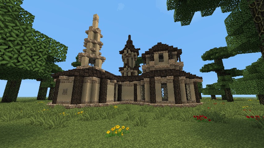 Jungle/desert house Minecraft Map