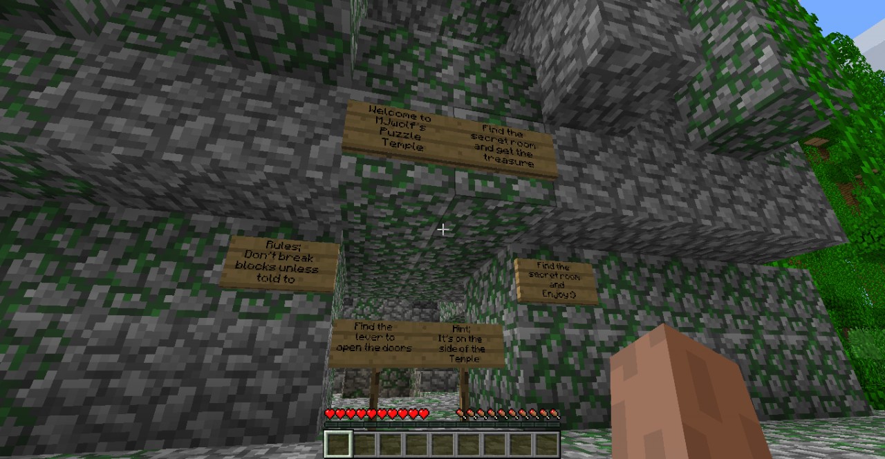 Puzzle Temple Minecraft Map