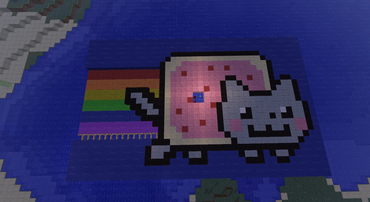 Nyan cat [Working] Minecraft Map