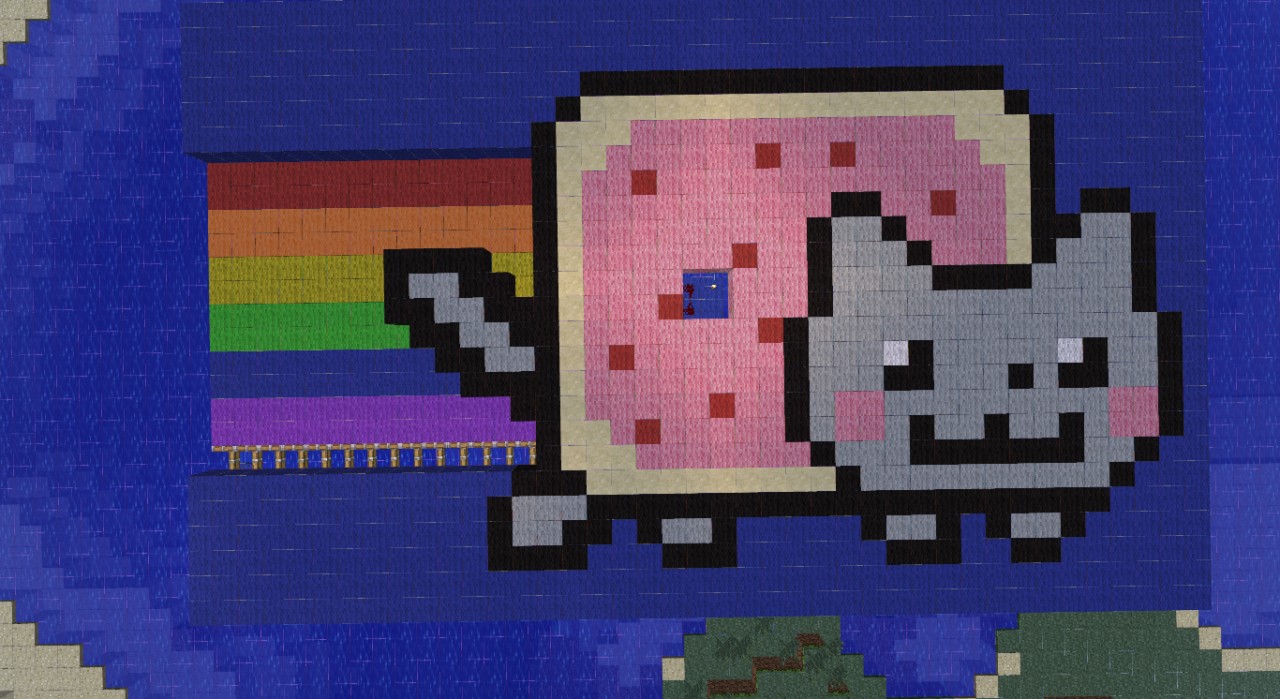 Nyan cat [Working] Minecraft Map