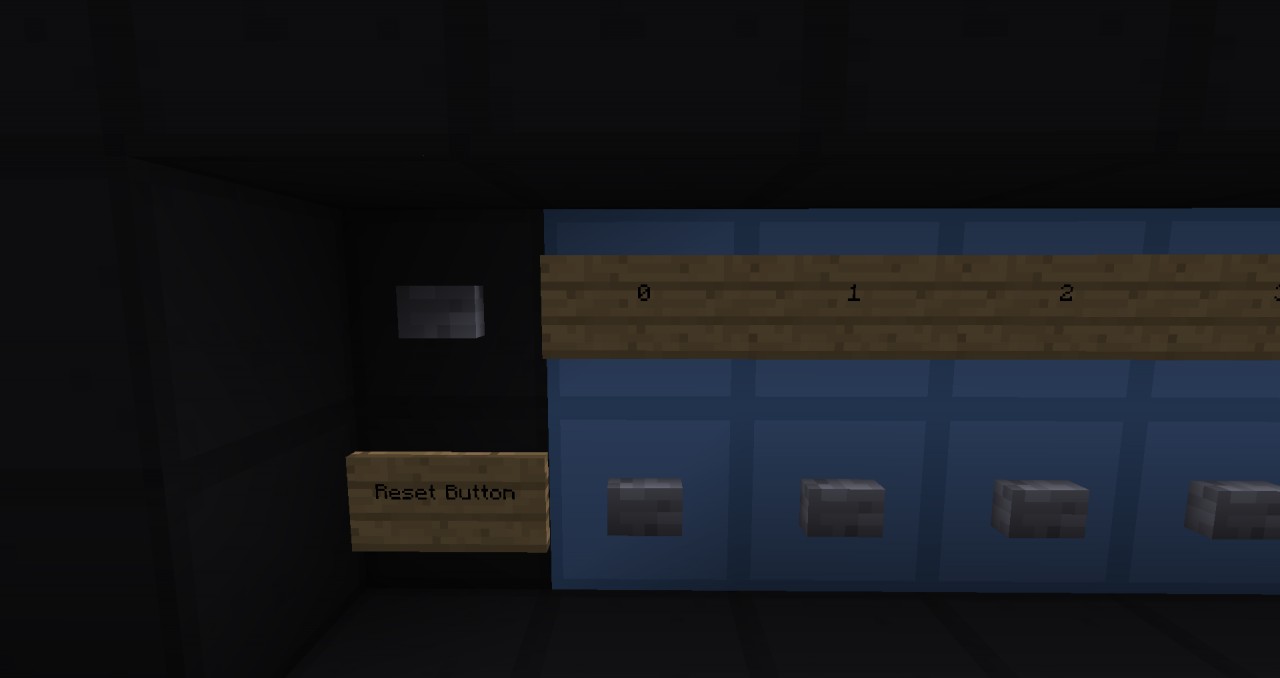 Seven Segments with RS Nor Latch Minecraft Map