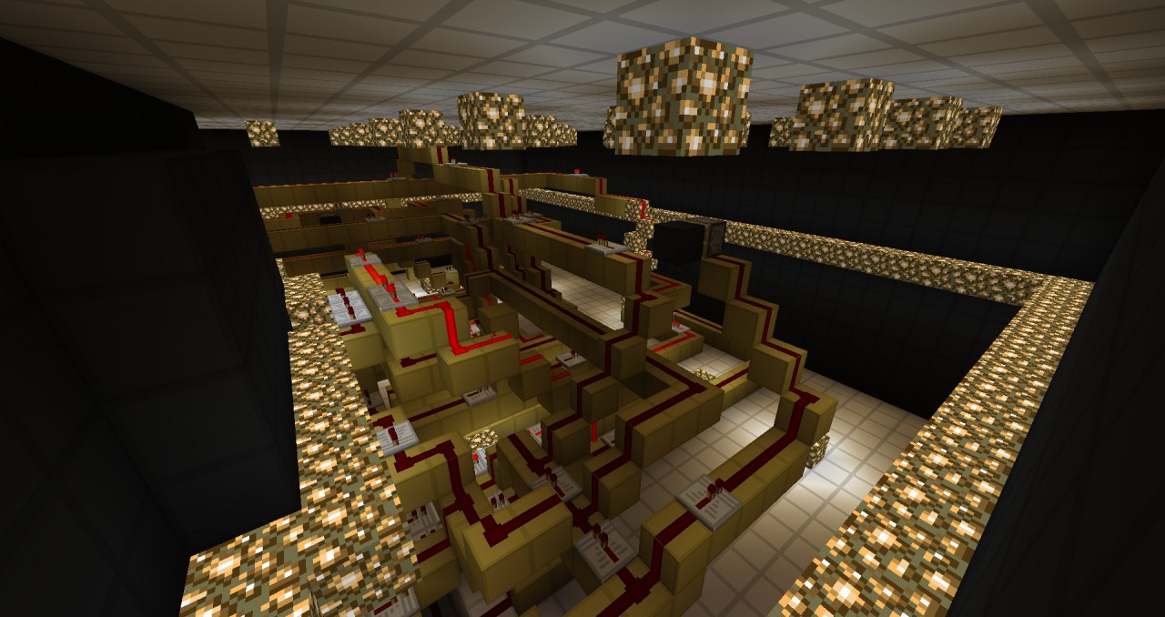 Seven Segments with RS Nor Latch Minecraft Map