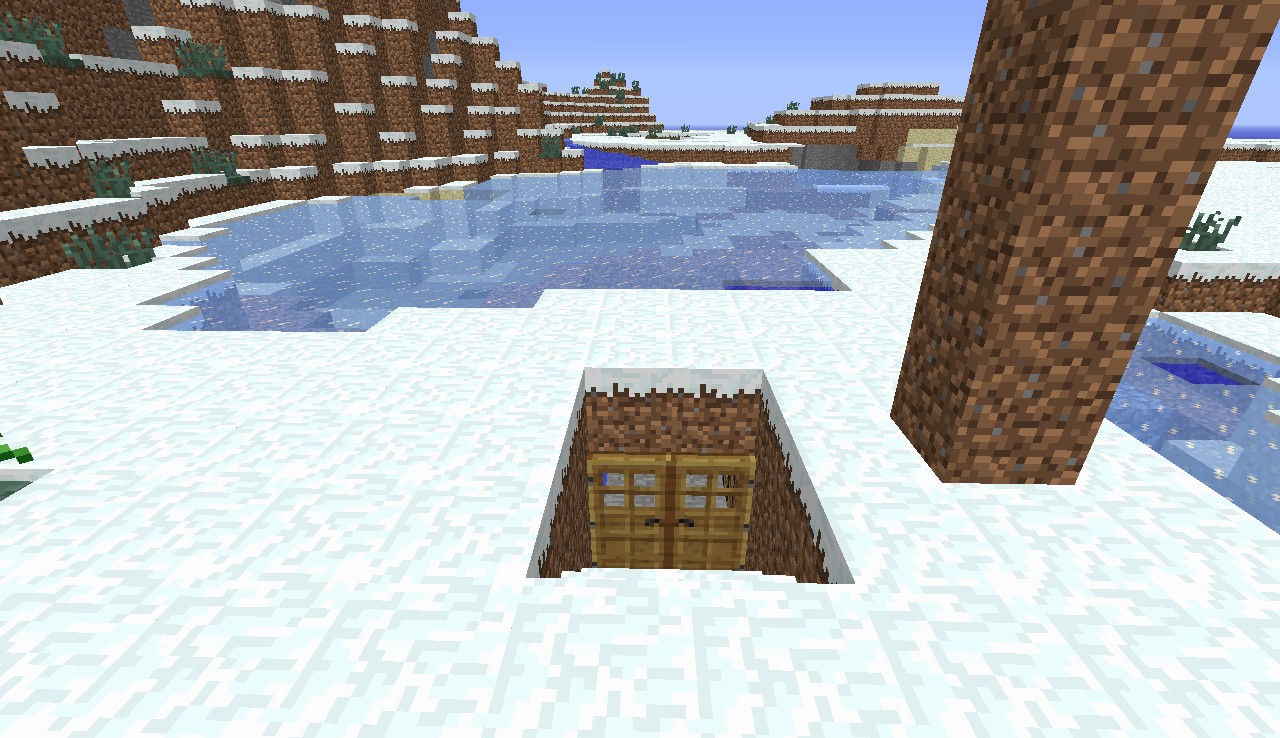 The Under Ice House Minecraft Map