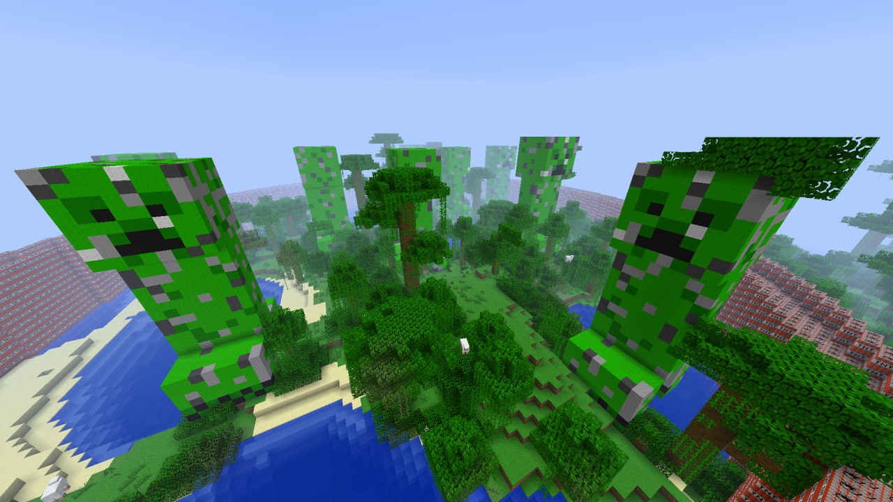 Creeper Minecraft Map