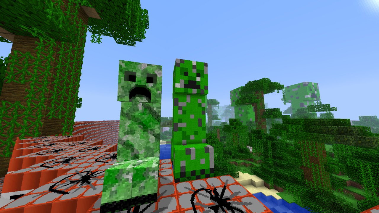 Creeper Minecraft Map
