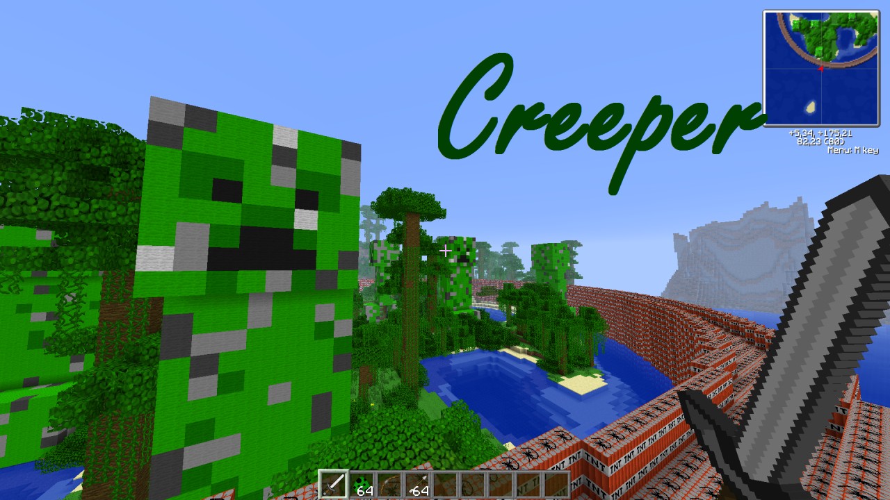 Creeper Minecraft Map