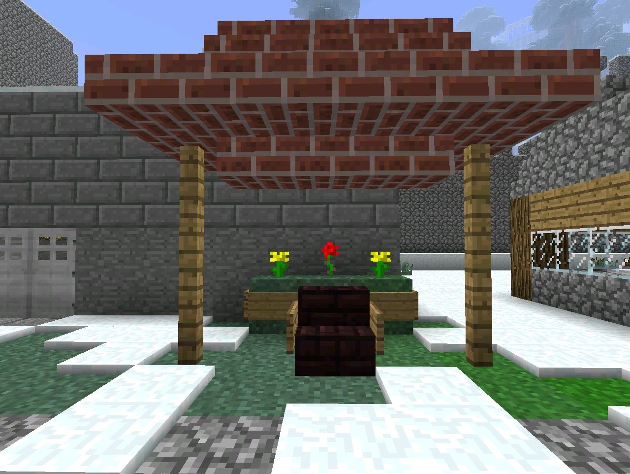 New spawn layout Minecraft Map