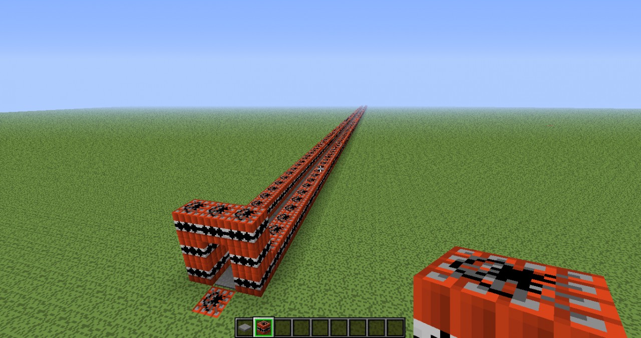 The Wall of TNT Minecraft Map