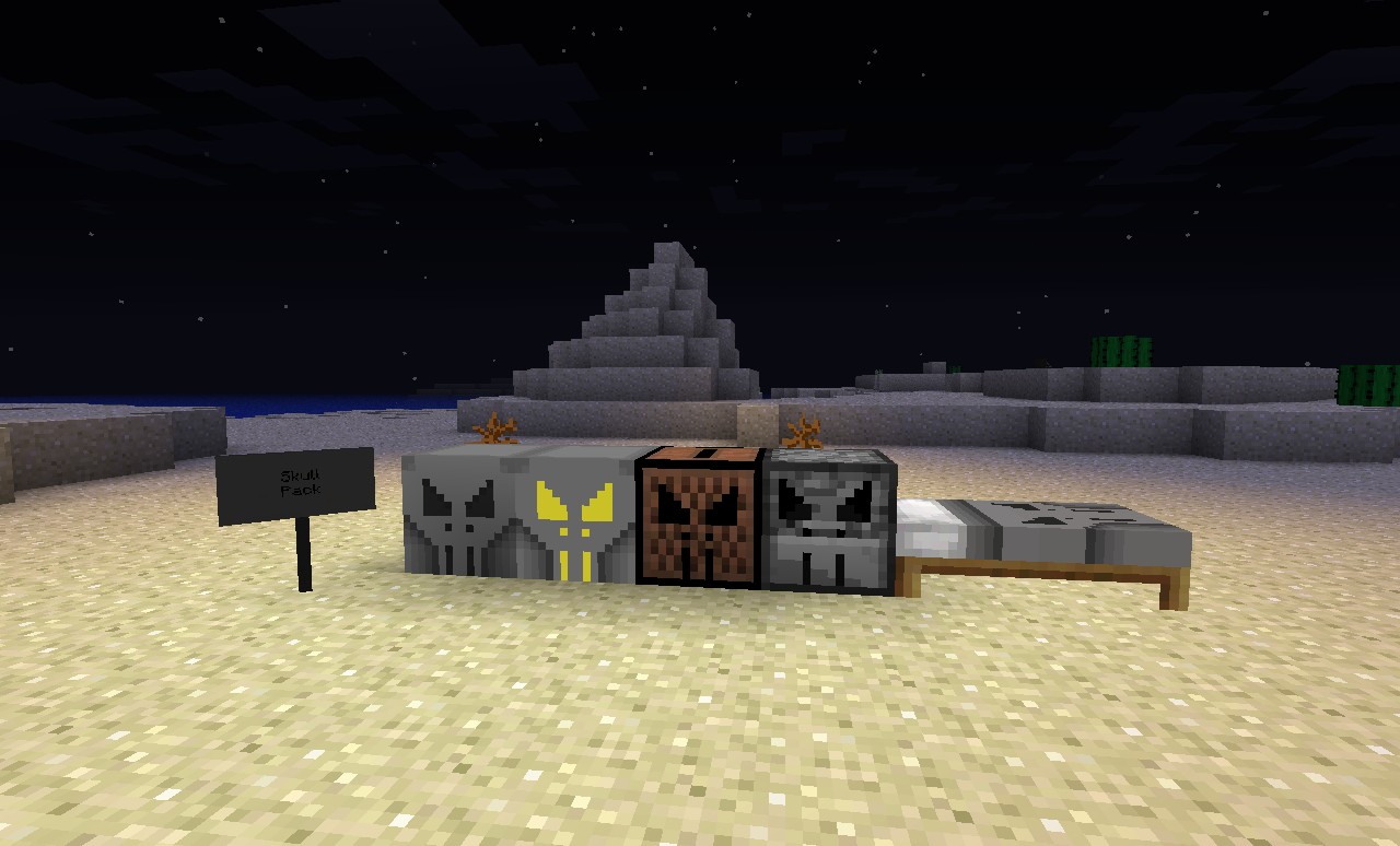 Skull Craft Minecraft Texture Pack