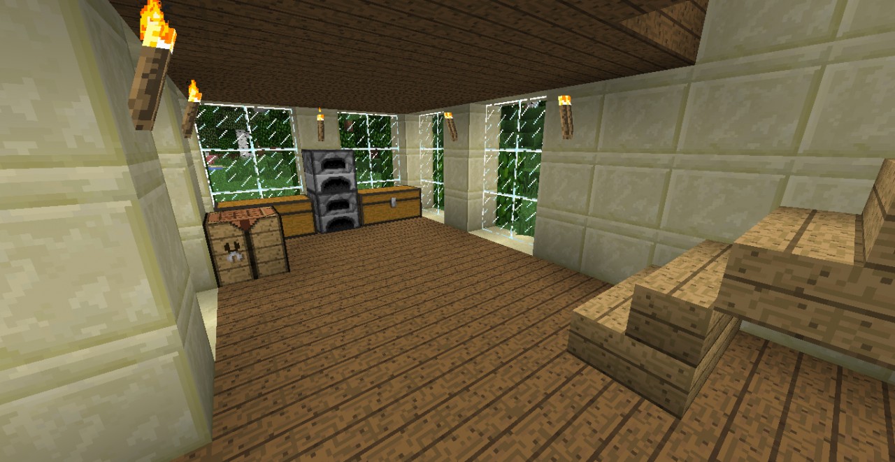 Small House 15x15 + Timelapse HD Minecraft Map