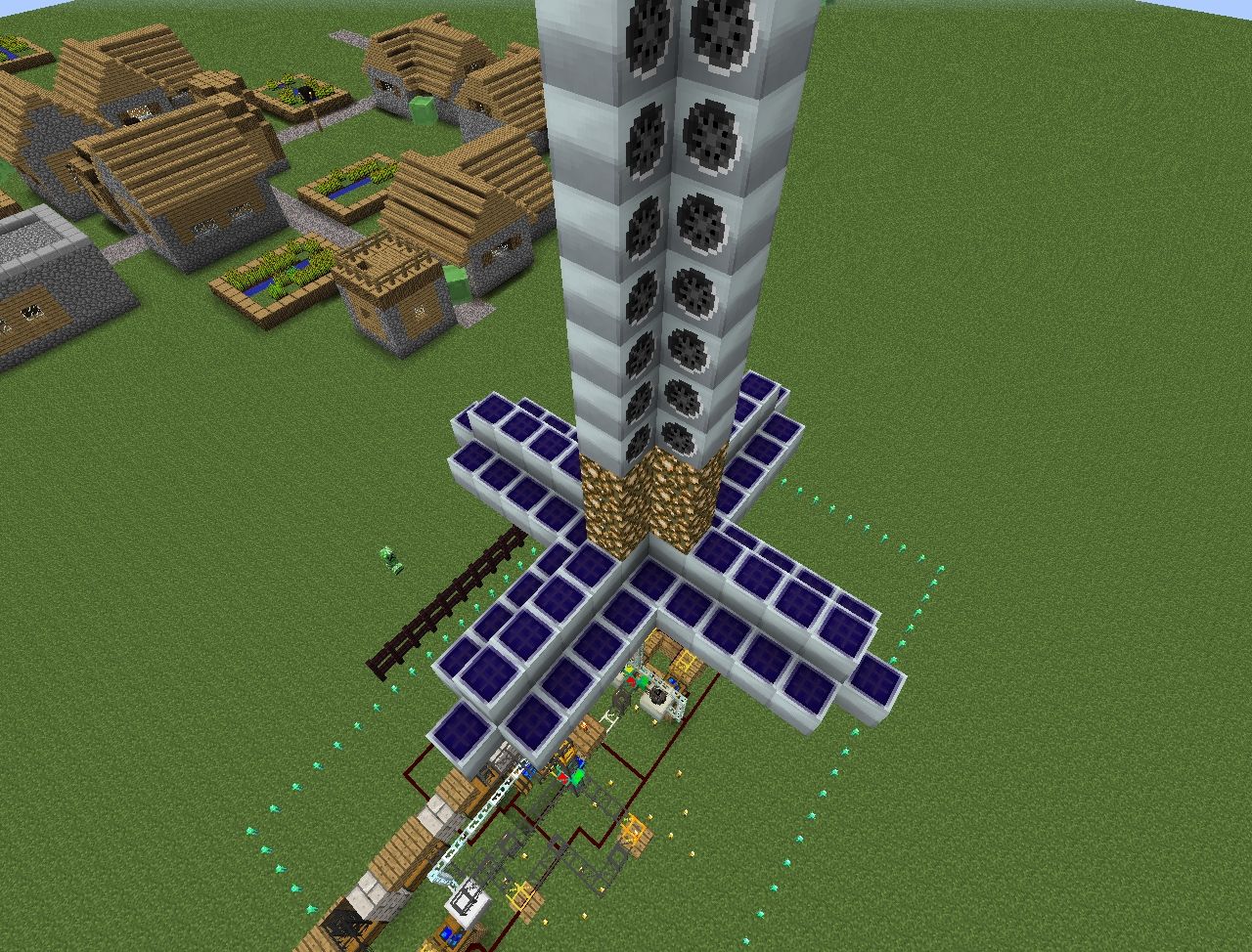 A sorting machine I put together with tekkit Minecraft Map