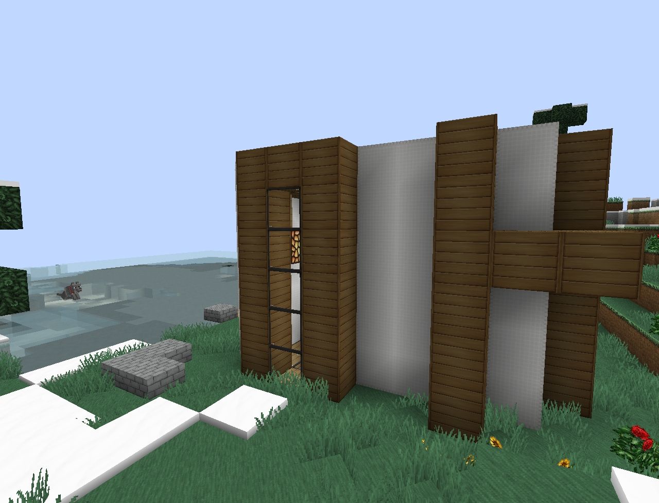 Modern House 12x12 Minecraft Map