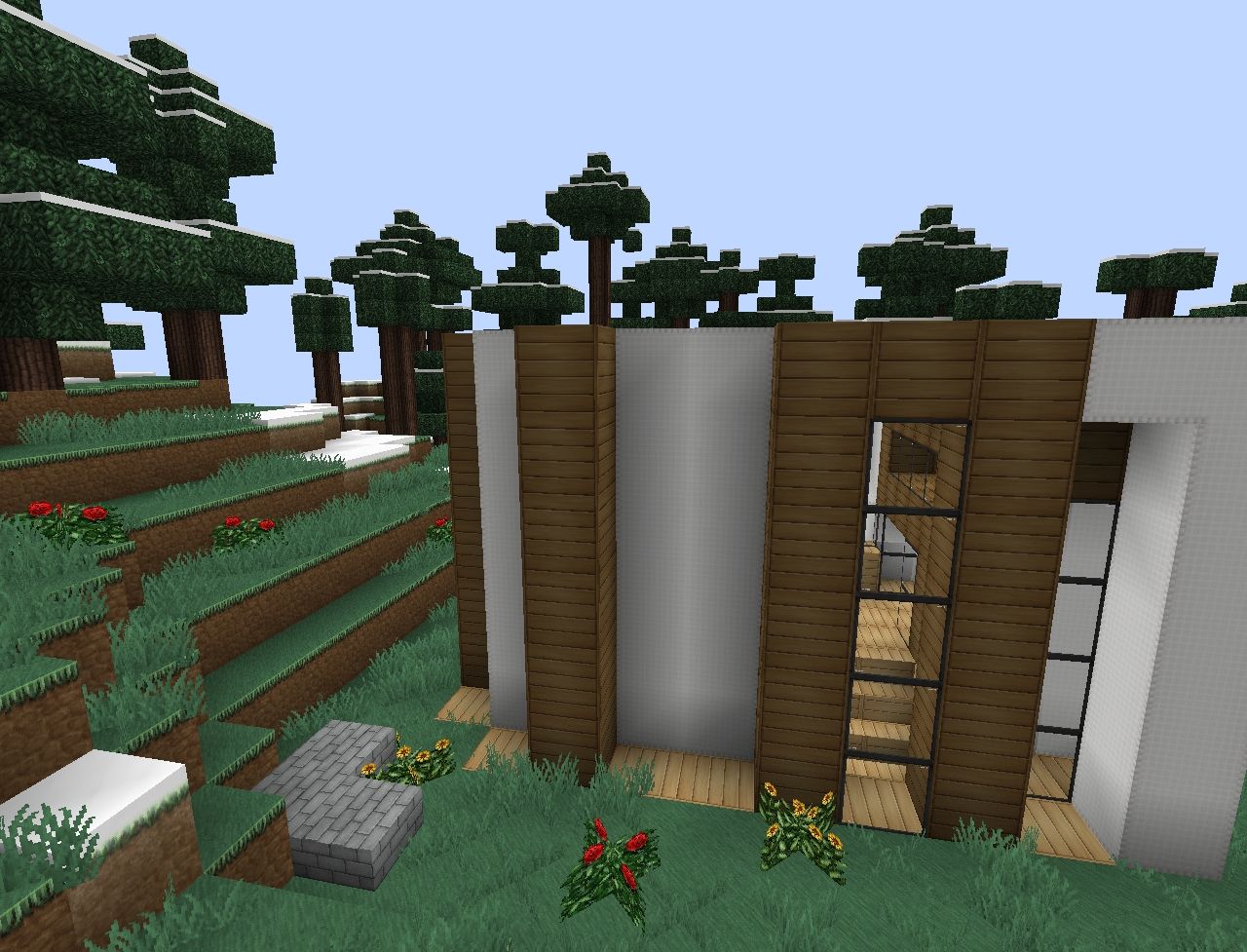 Modern House 12x12 Minecraft Map