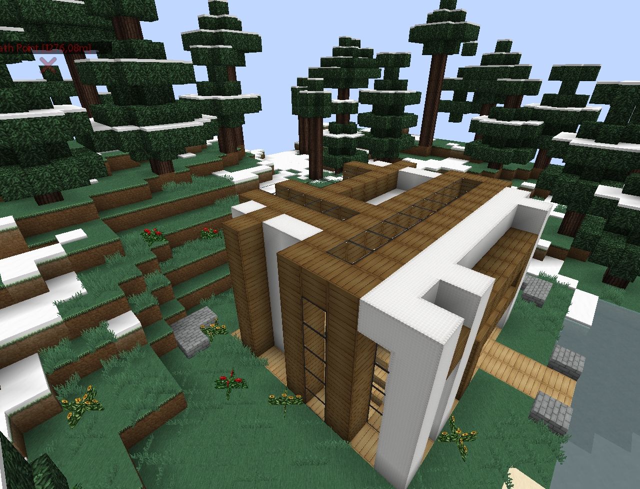 Modern House 12x12 Minecraft Map