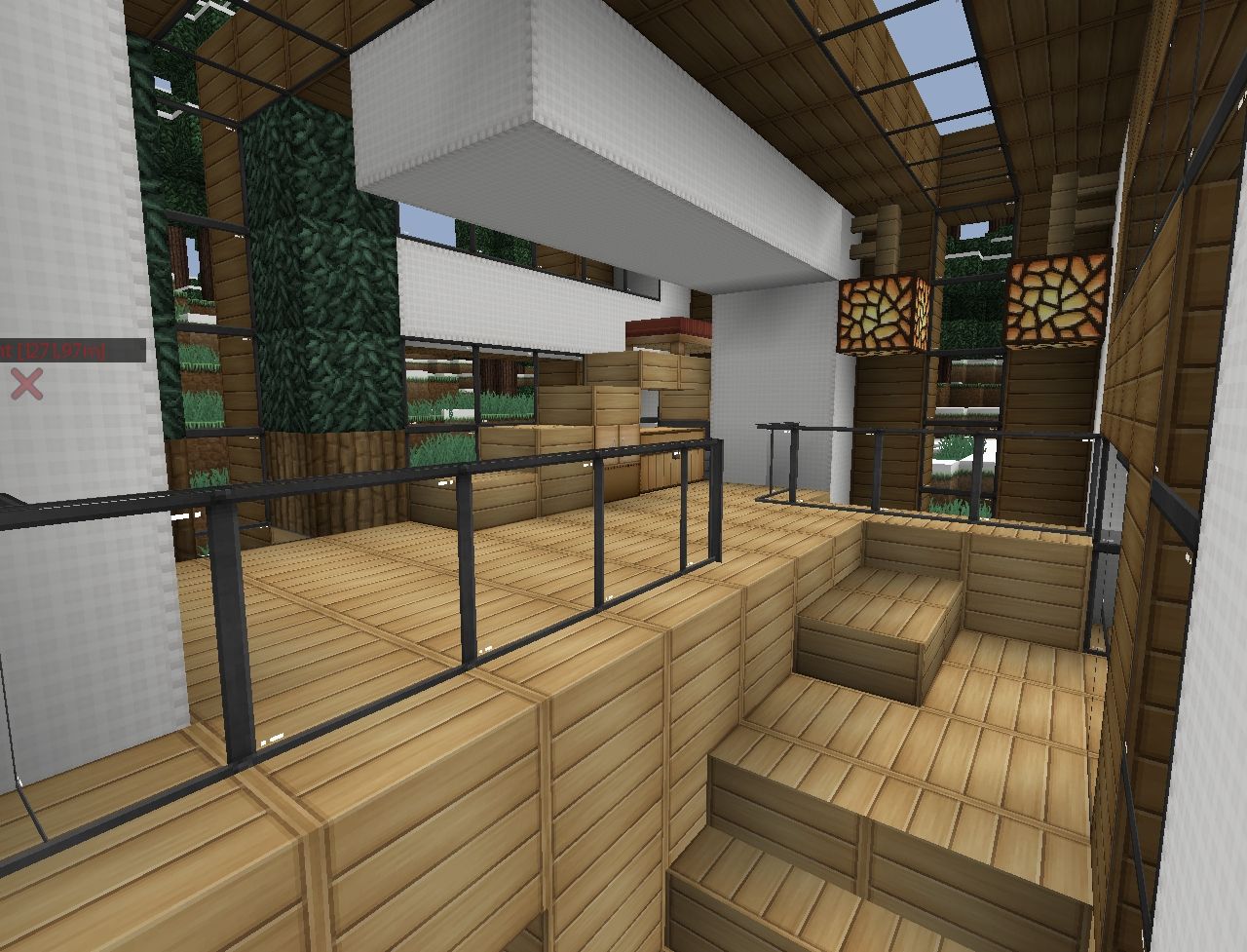 Modern House 12x12 Minecraft Map