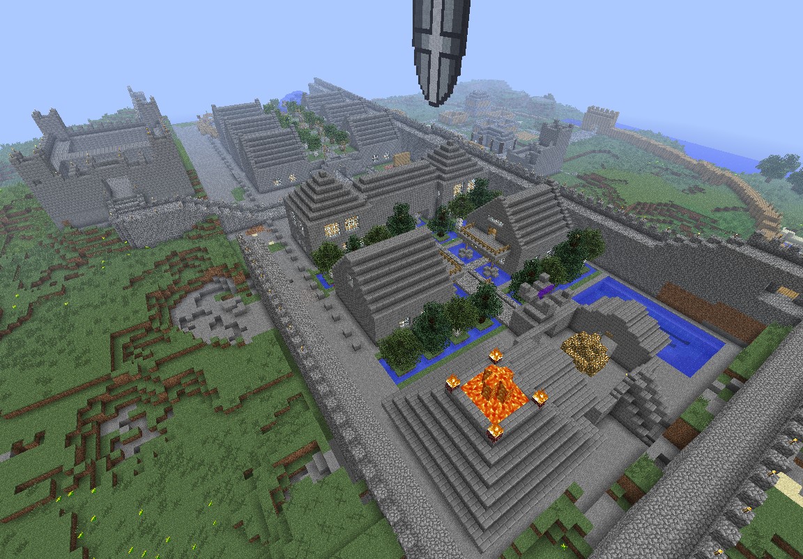 Human City - prepared for RPG server Minecraft Map