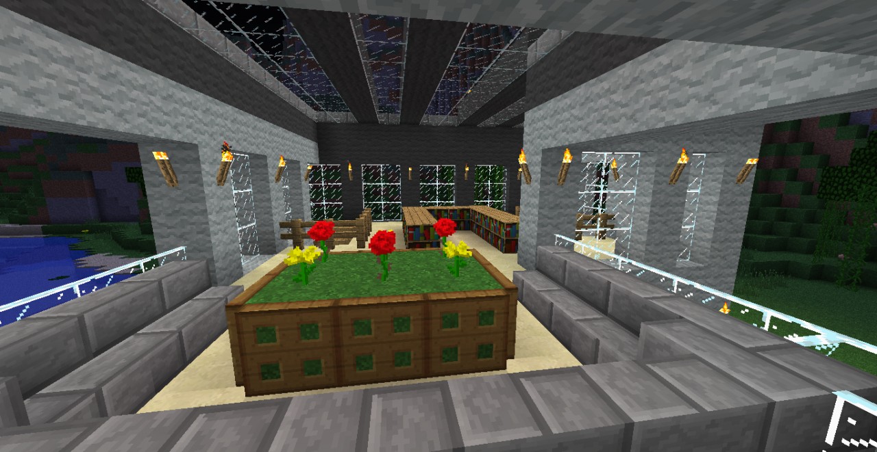 Modern House 18x18 + Timelapse HD Minecraft Map