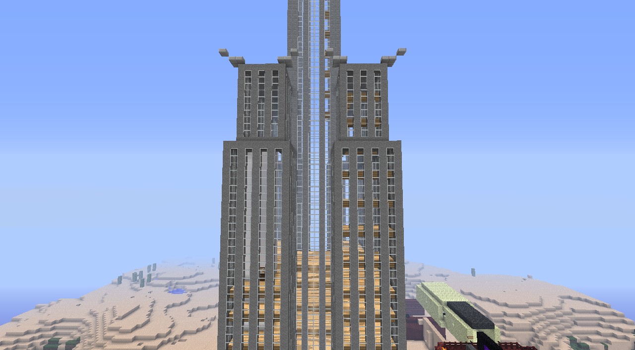 My chrysler building. Minecraft Map