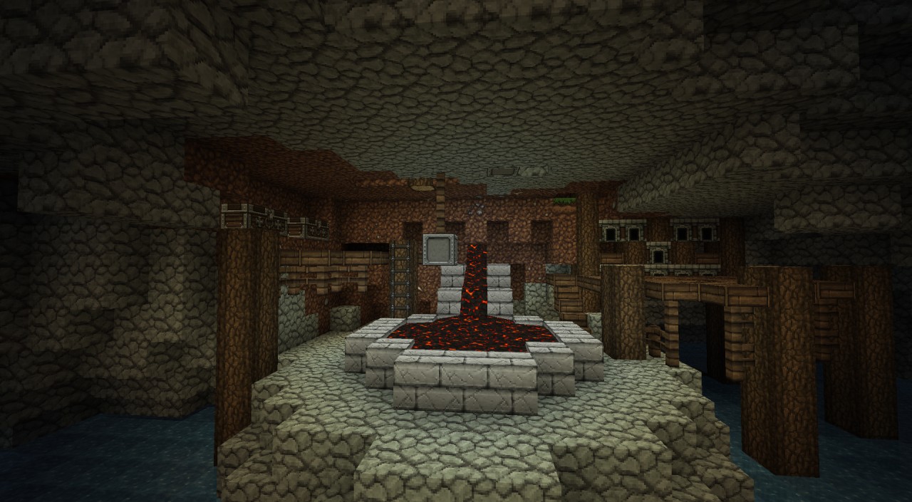The ancient server stronghold. Minecraft Map