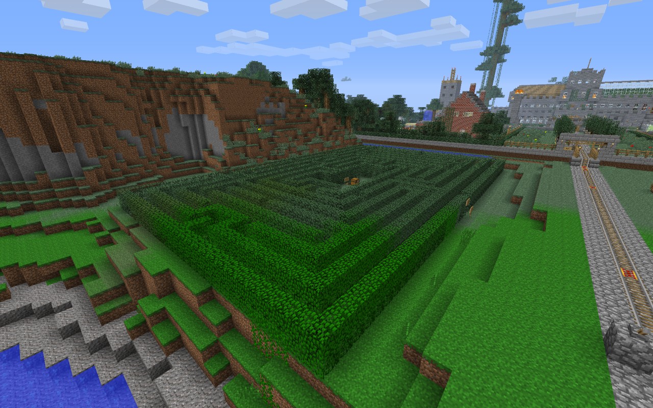 Egeskov Castle Maze Minecraft Map