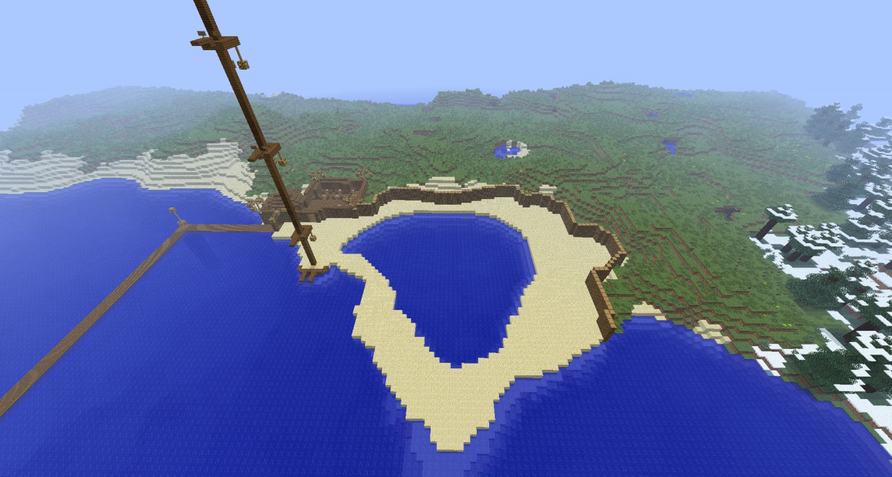 epic beach Minecraft Map