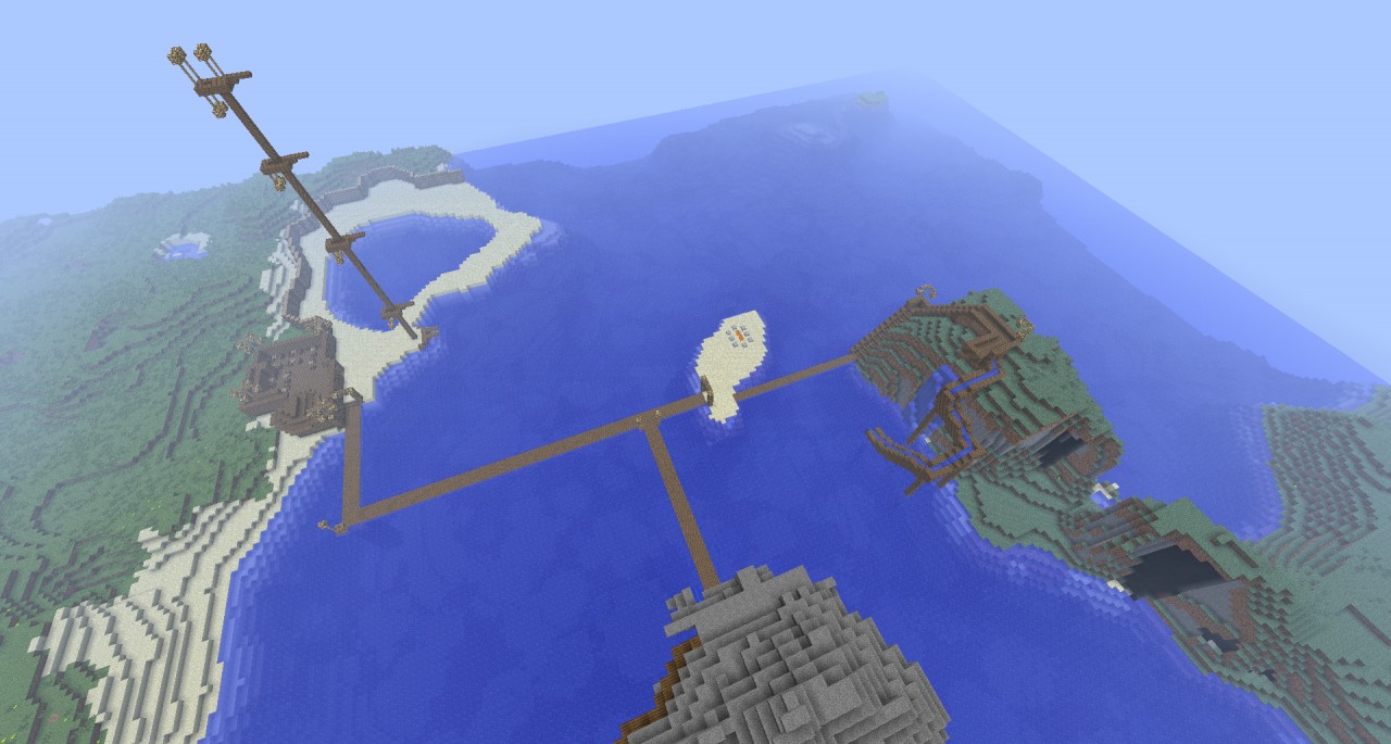 epic beach Minecraft Map