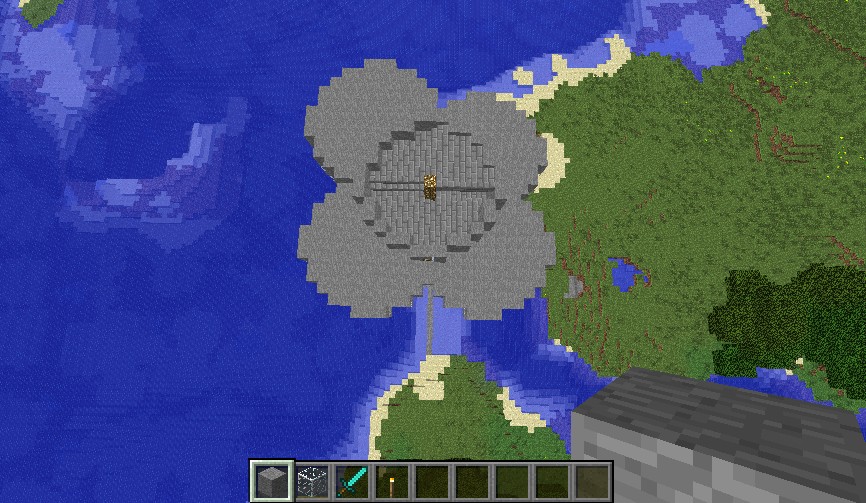 spiral tower witc circular rooms Minecraft Map