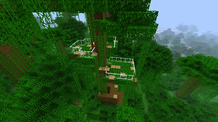 Tree Top Fortress Minecraft Map