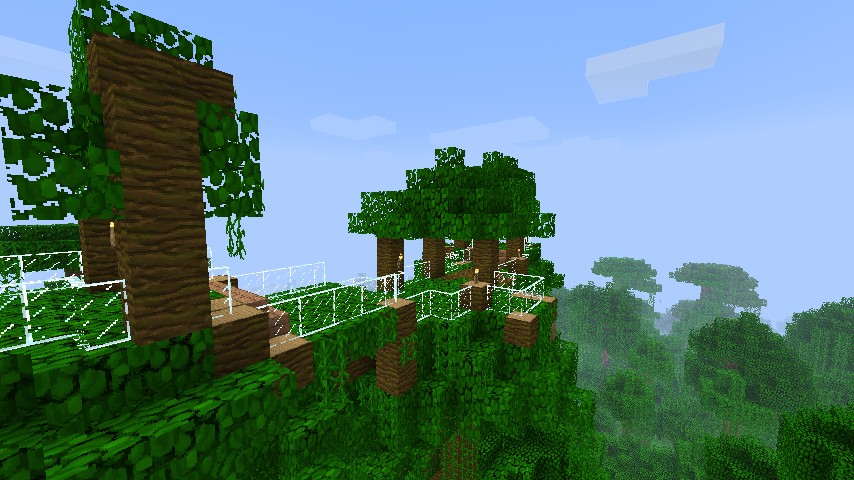Tree Top Fortress Minecraft Map