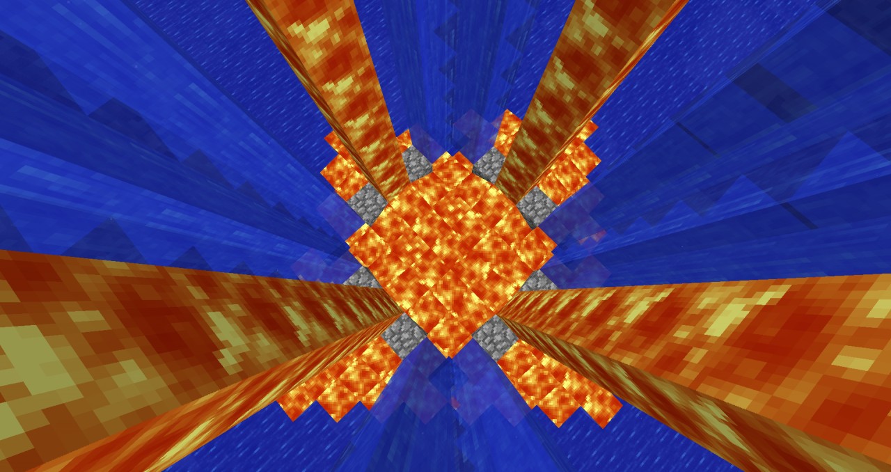 Lava Waterfall Minecraft Map