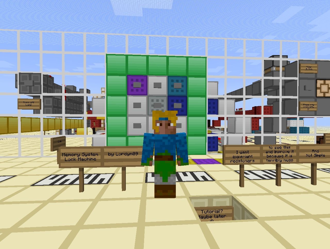 Memory System Lock system by Lordyn09 Minecraft Map