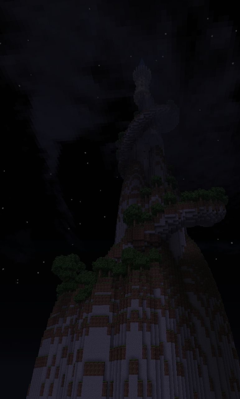 Mystic Wizard Tower (up high on yonder mountain top) Minecraft Map